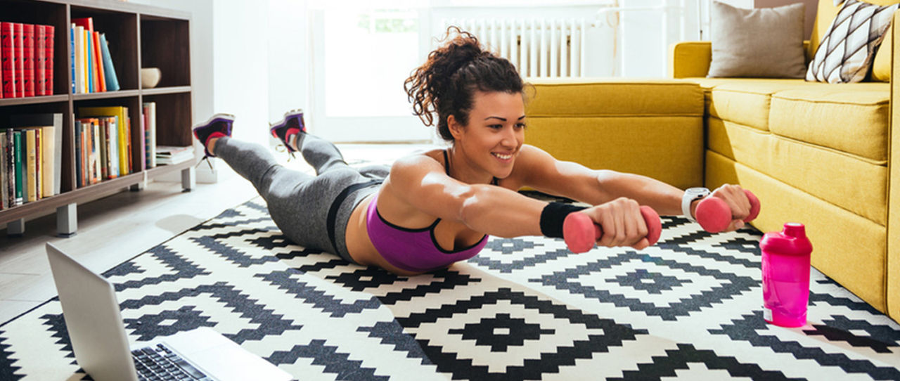 8 ways to stick with exercise and a healthy diet at home | Blog | Blue ...