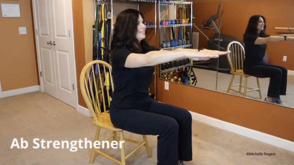 8 chair exercises to strengthen your abs and back | Blue Cross NC